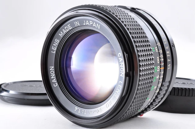 [EXC+5] CANON NEW FD NFD 50mm f1.4 MF Standard Lens For FD Mount From ...