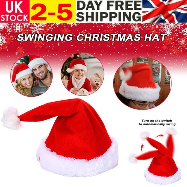 CHRISTMAS HAT SANTA Caps Christmas Santa Claus Hat Cap Xmas Party Claus ...