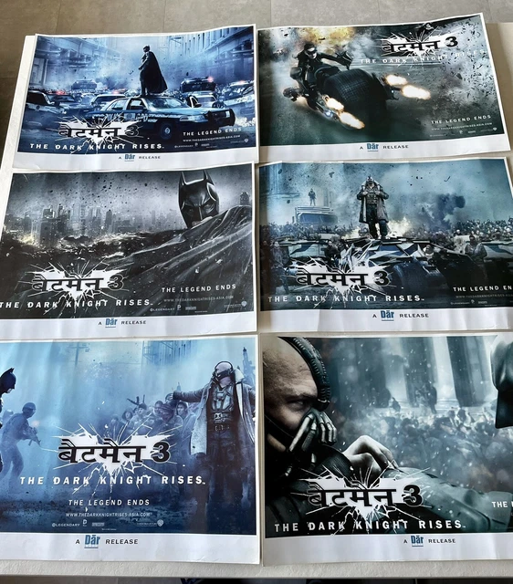6 ORIGINAL LOBBY Cards Photos Exploitation Film The Dark Knight Rises ...