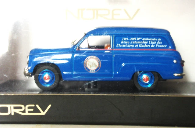 NOREV SIMCA ARONDE MESSAGERE EDF GDF 20ème anniversaire 2009 1/43 EUR ...