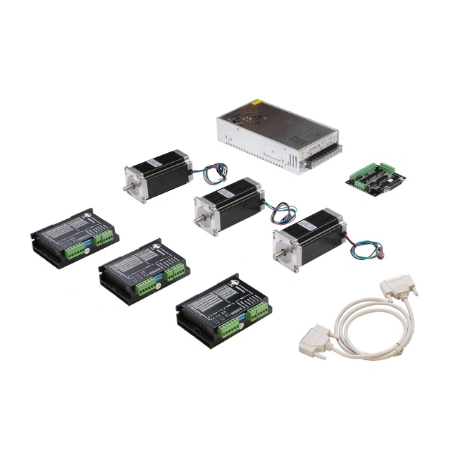 US FREE SHIP Nema34&23stepper motor 1600oz-in 425oz.in Driver DM542A ...