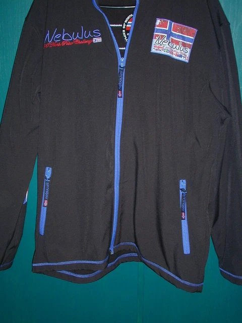 NEBULUS HERRENJACKE 90° North Polar Chalange fleecejacke mit Kaputze Gr ...