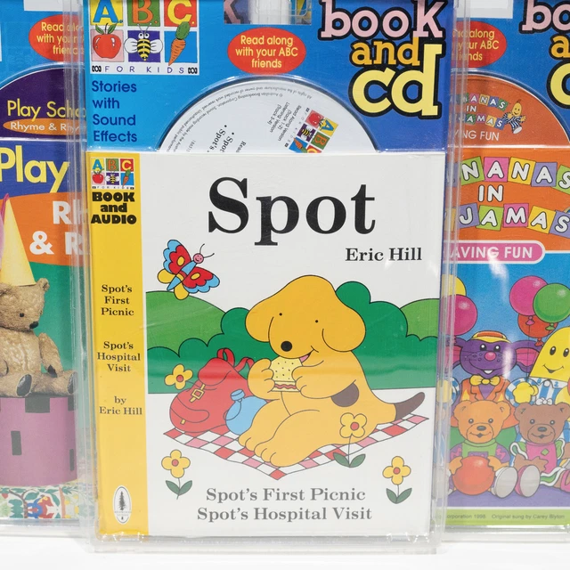 ABC FOR KIDS Book & CD x3 Spot Playschool Bananas Pyjamas Audiobook ...