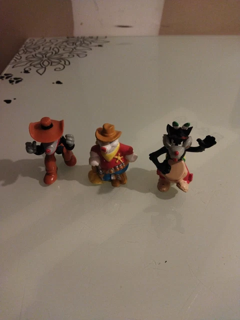 LOT DE 3 Anciennes Figurines Publicitaire De FLUNCH Des Années 90 ...