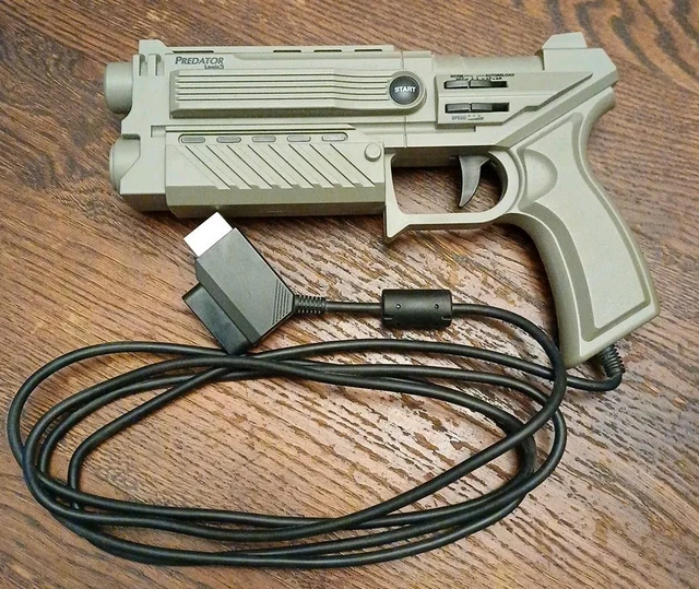 PREDATOR LOGIC 3 Jt400 Light Gun 2056924 Playstation 1 PS1/Saga Saturn ...
