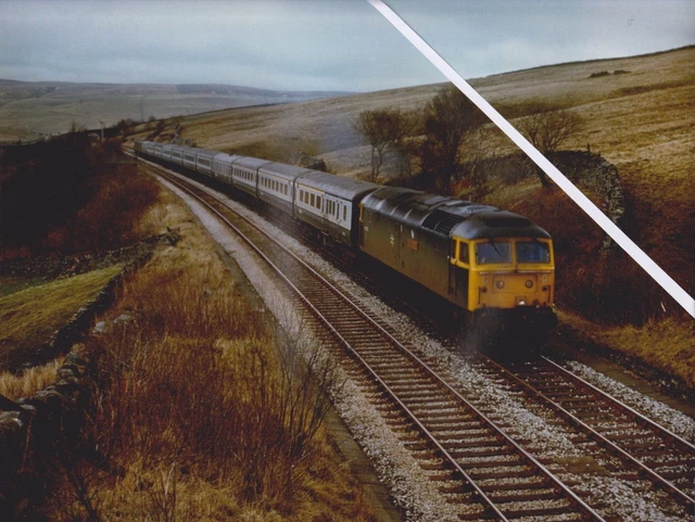 LARGE PHOTOGRAPH OF a class 47 on the S&C d £3.00 - PicClick UK