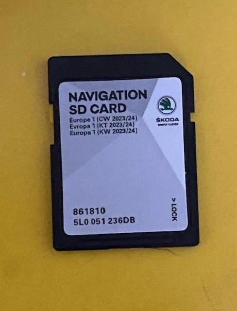 SKODA SD CARD Maps Karte tarjeta mapas AMUNDSEN 2 MIB2 2023/2024 ...