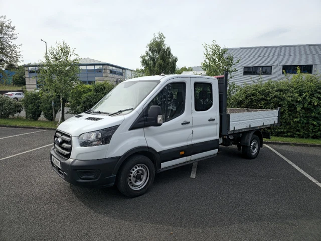 FORD TRANSIT 2021 Tipper Double Cab - 62k Miles - 1 Owner From New - £ ...