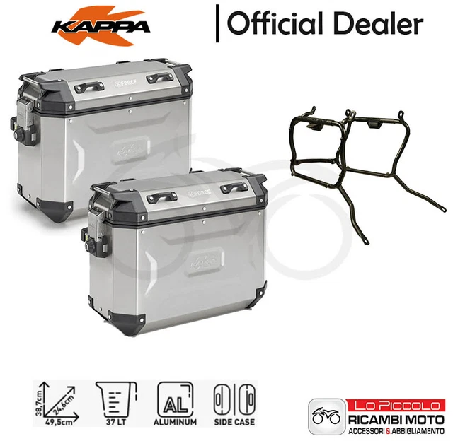 PL5108CAM KFR37APACK2 VALISES Kappa Aluminium K'Force BMW R 1200 GS Adv ...