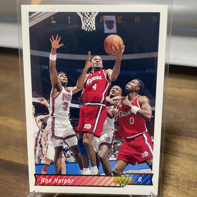 RON HARPER 1992-93 Upper Deck Base Card NBA Los Angeles Clippers EUR 0 ...