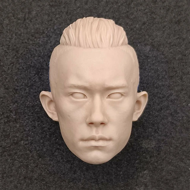 BLANK 1/6 SCALE Lake Changjin Jackson Yee Head Sculpt Unpainted Fit 12 ...