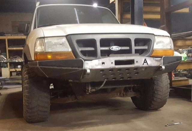 ELITE FORD RANGER Modular Plain Front Winch Bumper 1998-2011 EUR 645,61 ...