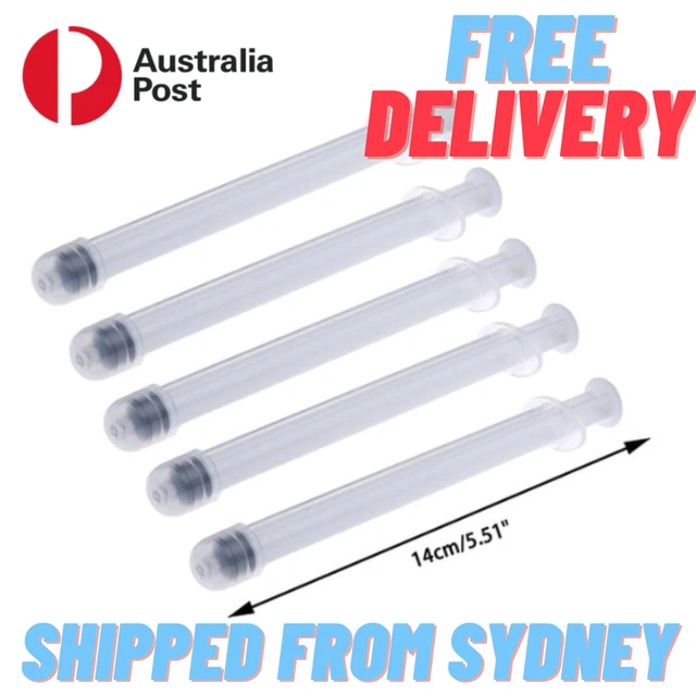 NEW 5 X VAGINAL INSEMINATION SYRINGE IUI LUBRICANT APPLICATOR FREE ...