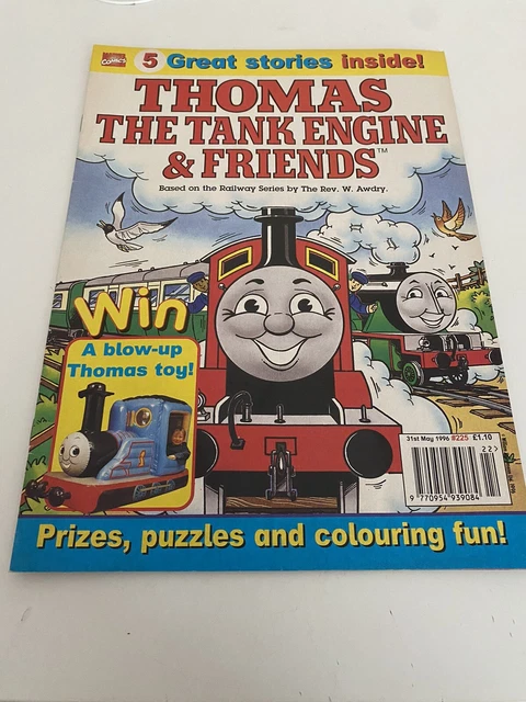 VINTAGE THOMAS THE Tank Engine & Friends Magazine 31st May 1996 Issue ...