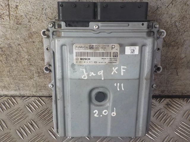 JAGUAR XF X250 3.0 Diesel Tdv6 Engine Control Unit Ecu 9X2Q-12A650-P ...