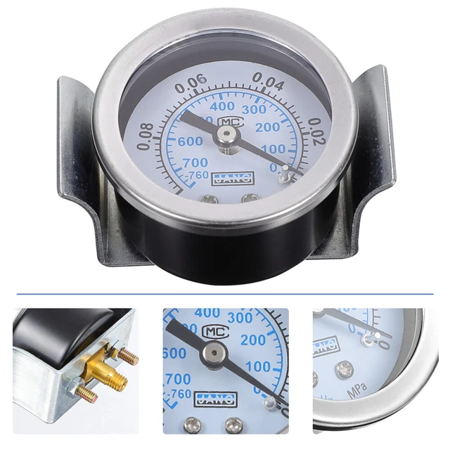 DUAL SCALE PRESSURE Meter Pressure Measuring Tool Garden Water Meter £ ...