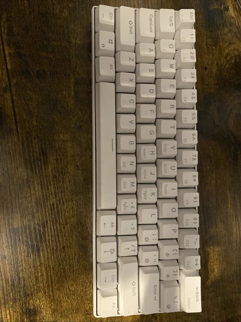 RK ROYAL KLUDGE RK61 Mechanical Gaming Keyboard Wireless And Wired £24. ...