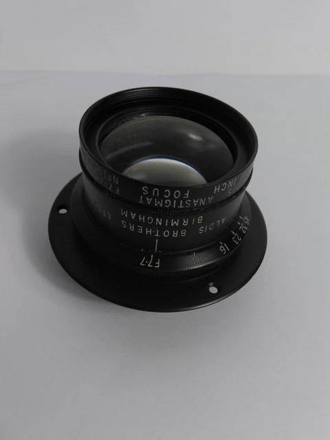 ALDIS ANASTIGMAT 11INCH f7.7 (No.9) Large Format Lens - Superb ...