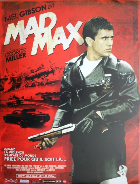 MAD MAX ORIGINAL Cinema Poster ROLL 53x40 Movie Poster MEL GIBSON ...