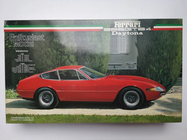 FERRARI 365 GTB/4 Daytona Fujimi Enthusiast Model 23 #08023 1:24 gebraucht EUR 74,95 - PicClick DE