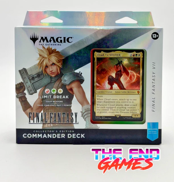 MTG FINAL FANTASY Limit Break Commander Deck Collector’s Edition New ...