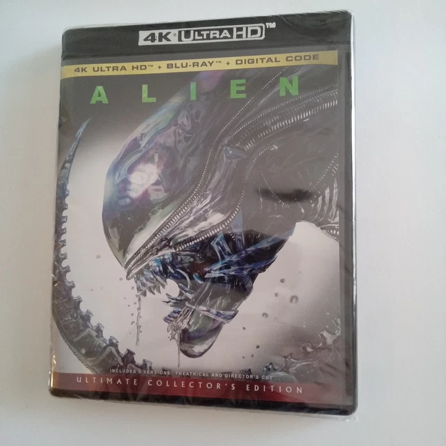 ALIEN (1979) (4K Uhd) (R-Free) + (Blu-Ray) (Ra) + Dig Code) (Brand New ...
