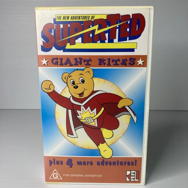 THE NEW ADVENTURES of Superted VHS (PAL) Giant Kites + 4 More ...
