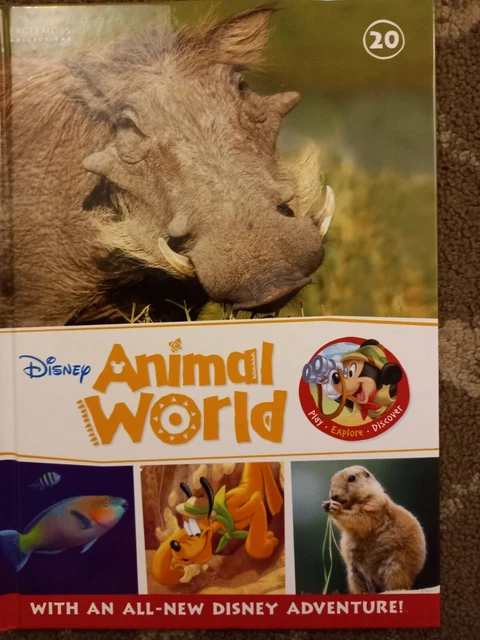 DISNEYS ANIMAL WORLD 20 Warthogs / Parrotfish / Prairie Dogs Book Kids ...