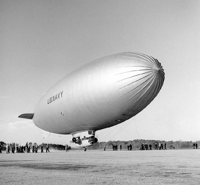 WW2 PHOTO WWII US Navy K Class Patrol Airship Blimp World War Two USN ...
