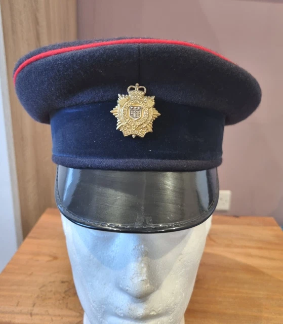 VINTAGE BRITISH ARMY-ISSUE Royal Logistic Corps Service Cap & Badge £16 ...