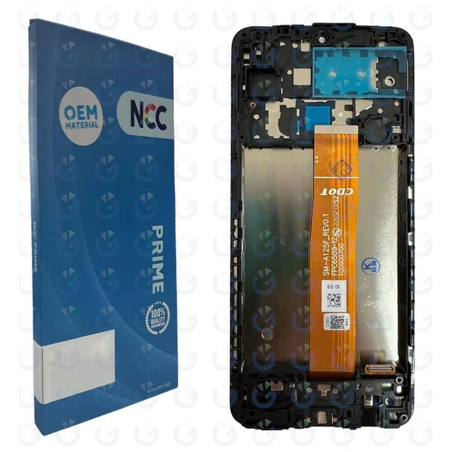 DISPLAY LCD SAMSUNG Galaxy A12 A125F A125W A12S A127U A127M NCC Prime ...