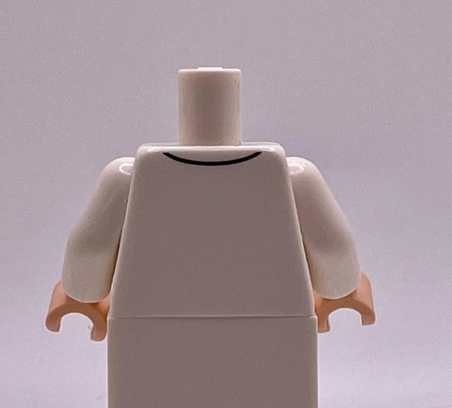 LEGO MINIFIGURE FIGURE Bruce Wayne Torso Jacket Tails White Super ...