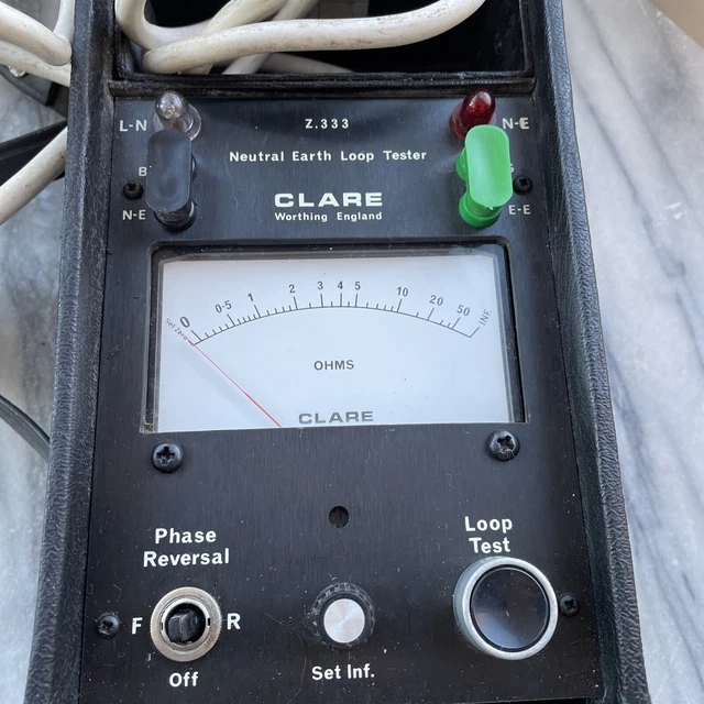 CLARE INSTRUMENTS COMPANY Neutral Mehrere Erdschleifentester Z.333 EUR ...