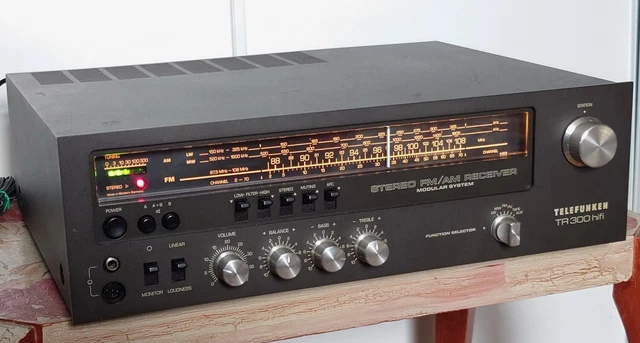 TELEFUNKEN TR 300 hifi ampli-tuner ( Receiver) HI-FI vintage Fonctionne ...
