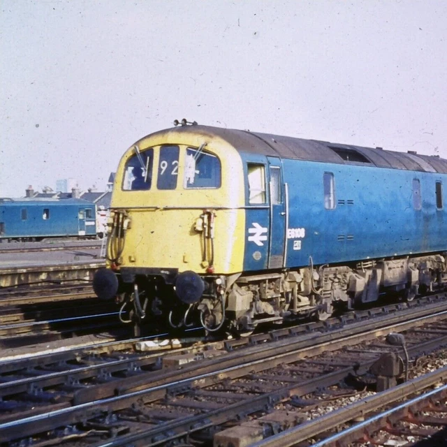 35MM COLOUR RAIL Slide Electric Loco Class 74 E6108 Clapham 1971 DE2828 ...