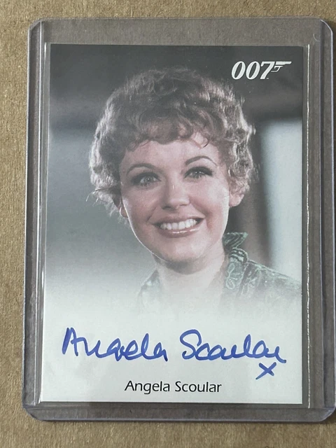 CARTE AUTOGRAPHE 2010 James Bond Heros & Villains Angela Scoular As ...