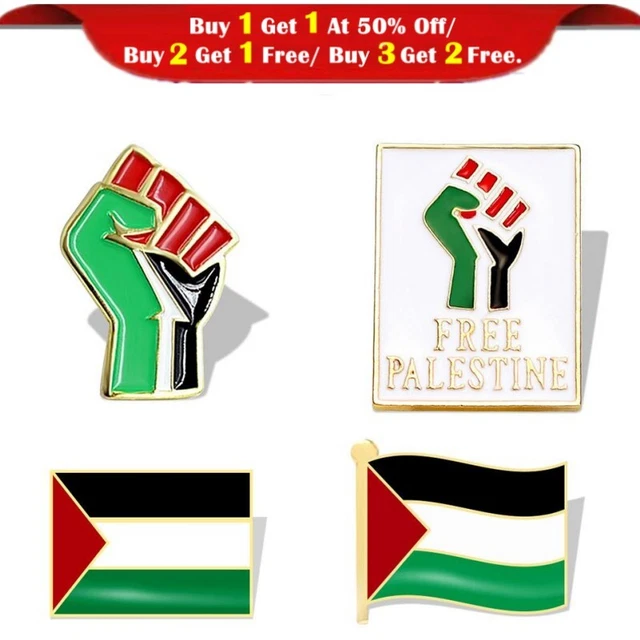 PALESTINE PALESTINIAN FLAG Pin Badge Lapel Free Palestine National ...