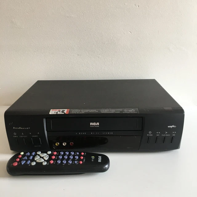 RCA VCR/VHS VIDEO Cassette Recorder Player With Remote $65.00 - PicClick CA