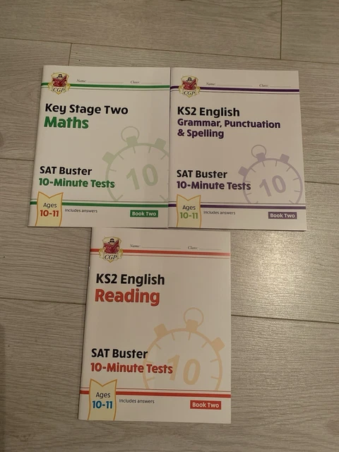 KS2 YEAR 6 Maths English Reading SAT Buster 10-Minute Tests Book 2 with ...