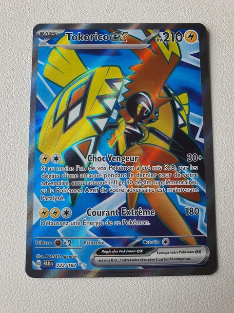 CARTE POKEMON TOKORICO EX FA 222/182 Faille Paradoxe Neuf Rare EUR 1,00 ...