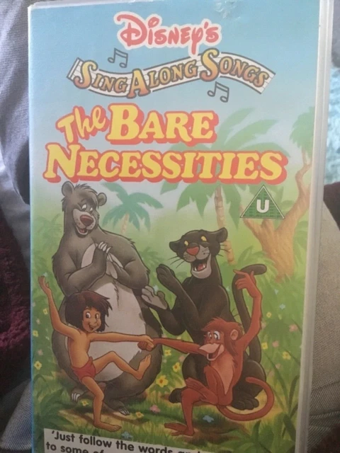Disney S Sing Along Songs The Bare Necessities Vhs Eur 12 05 Picclick It