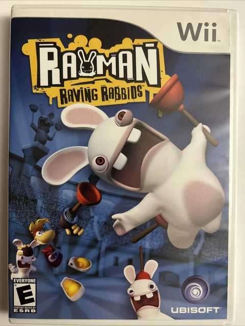 RAYMAN RAVING RABBIDS (Nintendo Wii, 2006) CIB Complete Near Perfect ...
