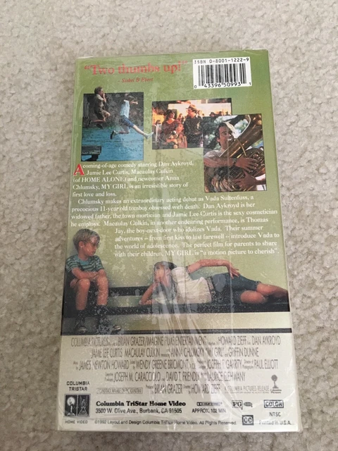 MY GIRL MOVIES Lot Collectible VHS Tapes Paperback Book Culkin Chlumsky ...