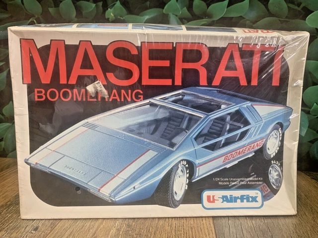VERSIEGELTER MODELLSATZ USAIRFIX Maserati Bumerang #8143 Massstab 1:24 ...