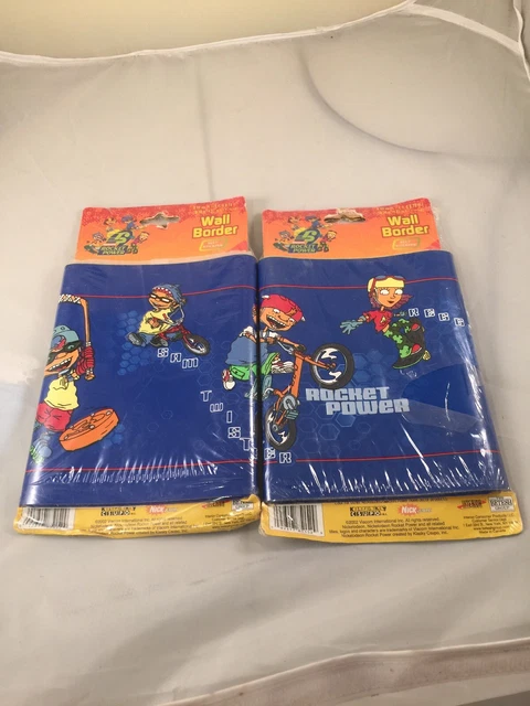 NICKELODEON ROCKET POWER Peel & Stick Wall Border 15' x 6.75" Self ...