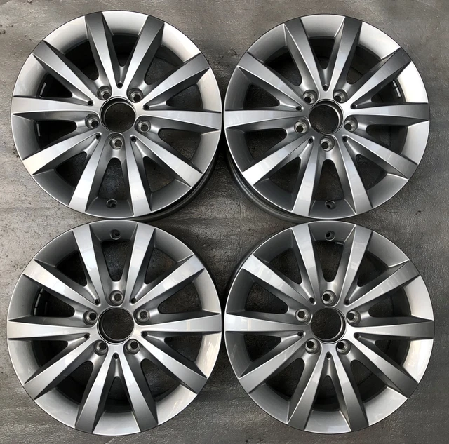 4 ORIG MERCEDES-BENZ Alufelgen 6.5Jx16 ET49 A2464010500 A W176 B W246 ...