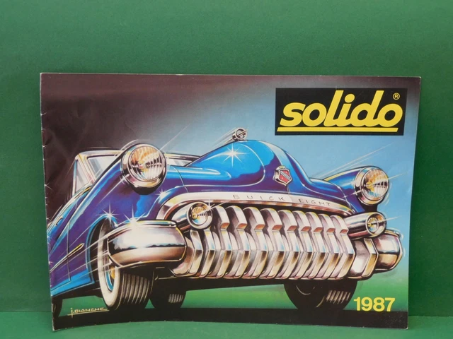 MODELLAUTOKATALOG SOLIDO 1987 Katalog catalogo catalogue Catalog ...