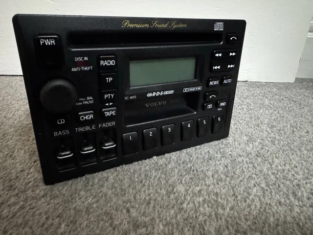 VOLVO PREMIUM SOUND System SC-805 CD Radio And Tape With Code £339.99 ...