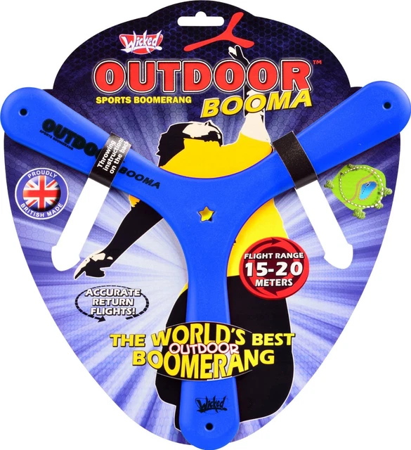 BOOMERANG D'EXTERIEUR WICKED Booma - 3 couleurs disponibles EUR 13,00 ...