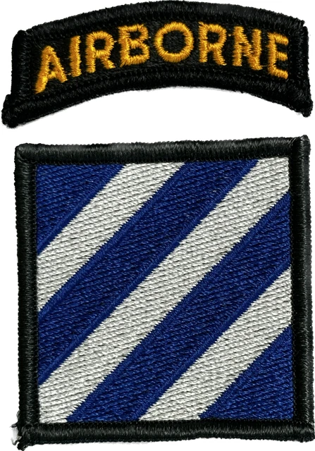 US ARMY 3RD Infantry Division Airborne Marne Uniform full color patch ...